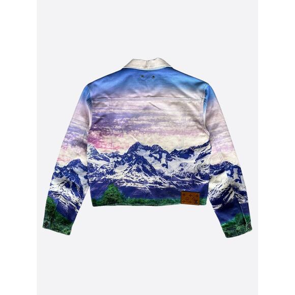 Louis Vuitton | Jackets & Coats | Louis Vuitton Multicolor Landscape ...
